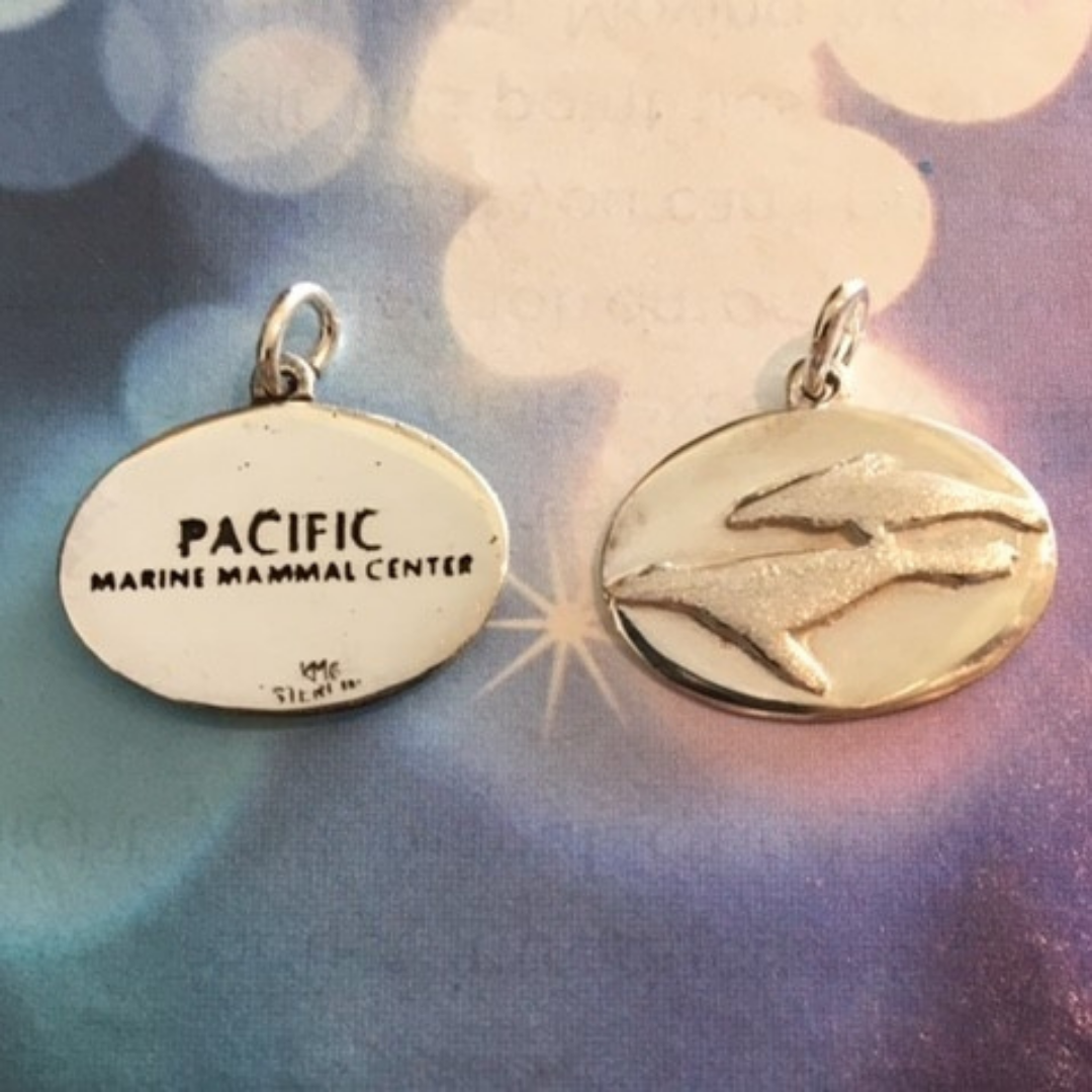 PMMC Sterling Silver Logo Charm – Pacific Marine Mammal Center